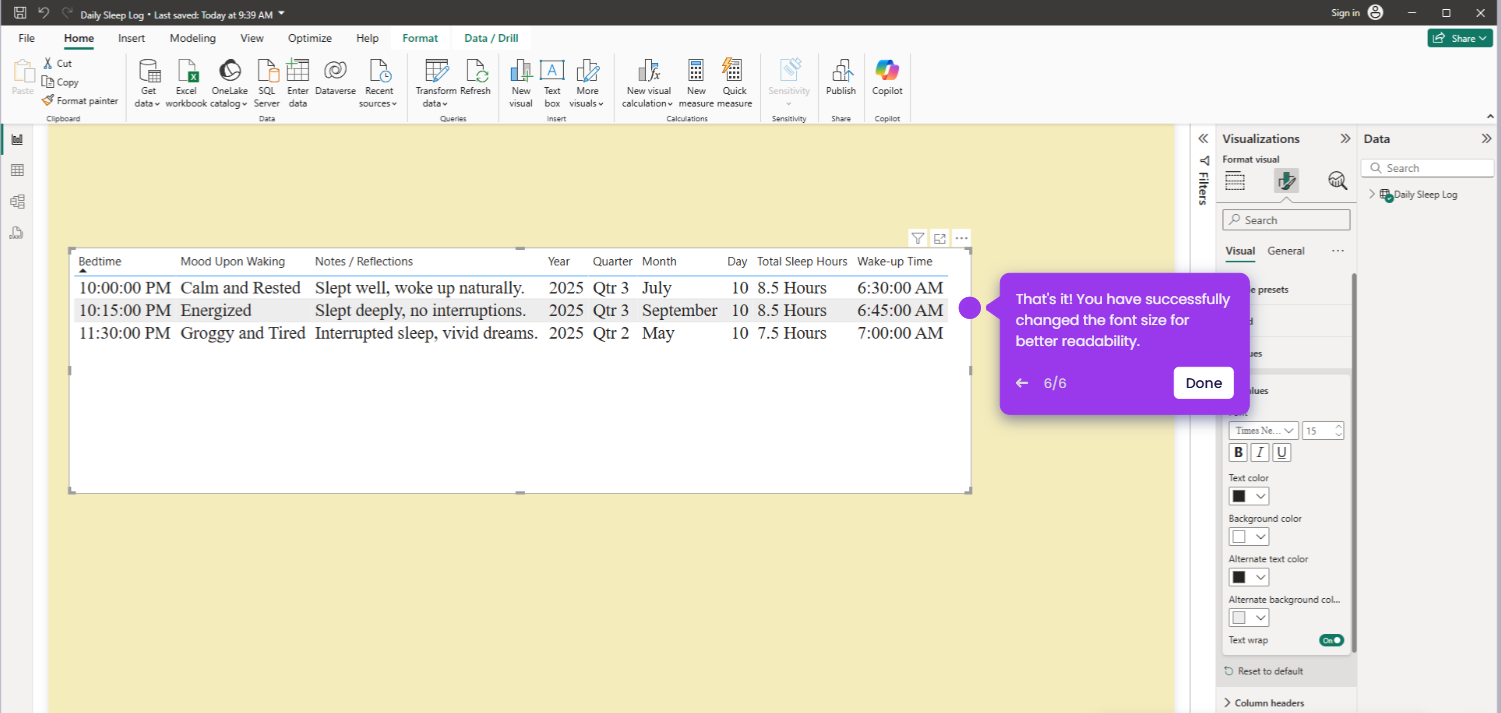 How to Change Font Size in Power BI: 1-Min Guide